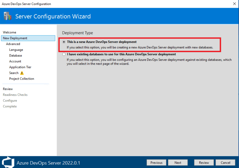 Setup Azure Devops 2022 on a Windows 2022 server virtual machine - ARS IT Consultancy