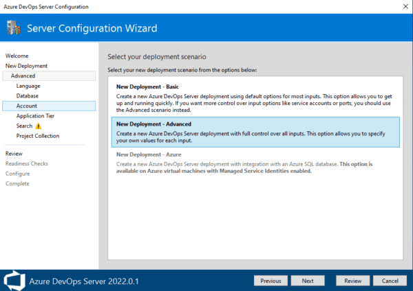 Setup Azure Devops 2022 on a Windows 2022 server virtual machine - ARS IT Consultancy