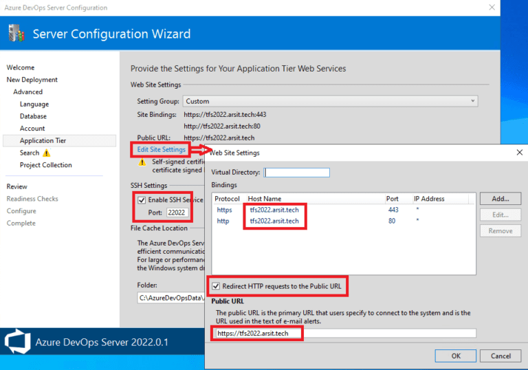 Setup Azure Devops 2022 on a Windows 2022 server virtual machine - ARS IT Consultancy