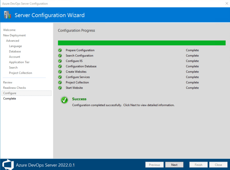 Setup Azure Devops 2022 on a Windows 2022 server virtual machine - ARS IT Consultancy